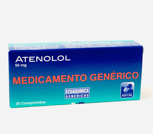ATENOLOL 50MG COMPRIMIDOS X20 - Xanafiz