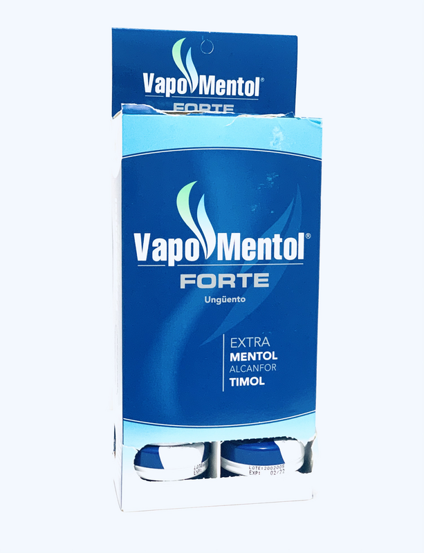 VAPO MENTOL FORTE UNGENTO X24 LATAS 8G C/U - Xanafiz